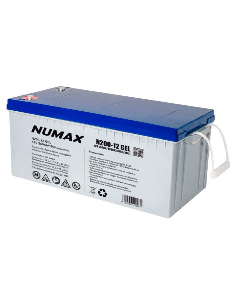Comprar Batería de GEL 250Ah 12V Numax