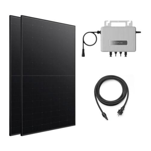 Comprar Kit Solar Balcón 1000W con Microinversor Ecoflow 800W