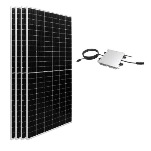 Comprar Kit Panel Solar para Balcón 2400W con Microinversor DEYE 2000W ...