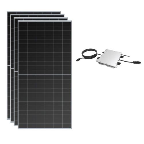 Comprar Kit Paneles Solares para Balcones 2420W con Microinversor DEYE ...
