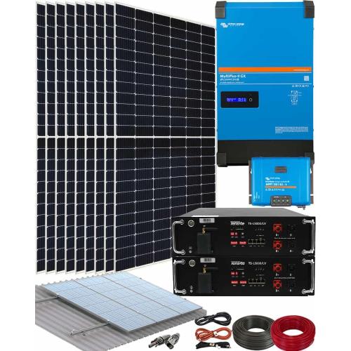 Comprar Kit Solar para Instalar Placas Solares para Casa 5000W Baterías Litio TS 5000 LV | AutoSolar