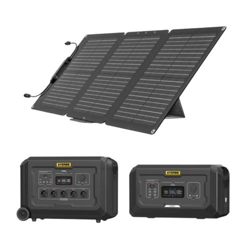 Comprar Kit Solar Portátil 60V 12V Estación de Energía AY-3072 y ...