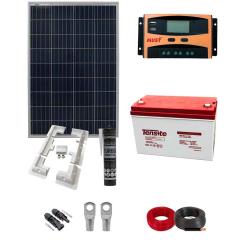 Comprar Kit Placa Solar Camper 100W con batería