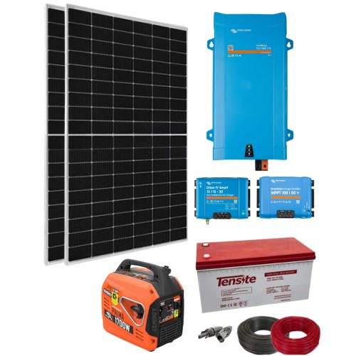 Comprar Kit Placa Solar Camper 1200W 12V 4000Whdia con Generador ...