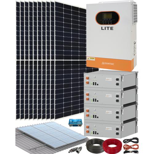 Kit Solar Aislada 5500W 48V Suntaic Lite y Baterías Litio Suntaic