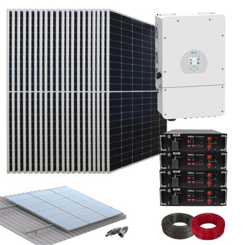 Comprar Kit Placas Solares en Casa con Inversor Deye 12000W