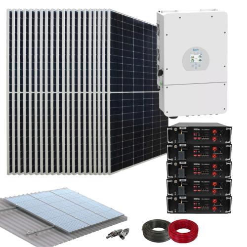 Comprar Kit Panel Solar con Inversor Deye 12000W