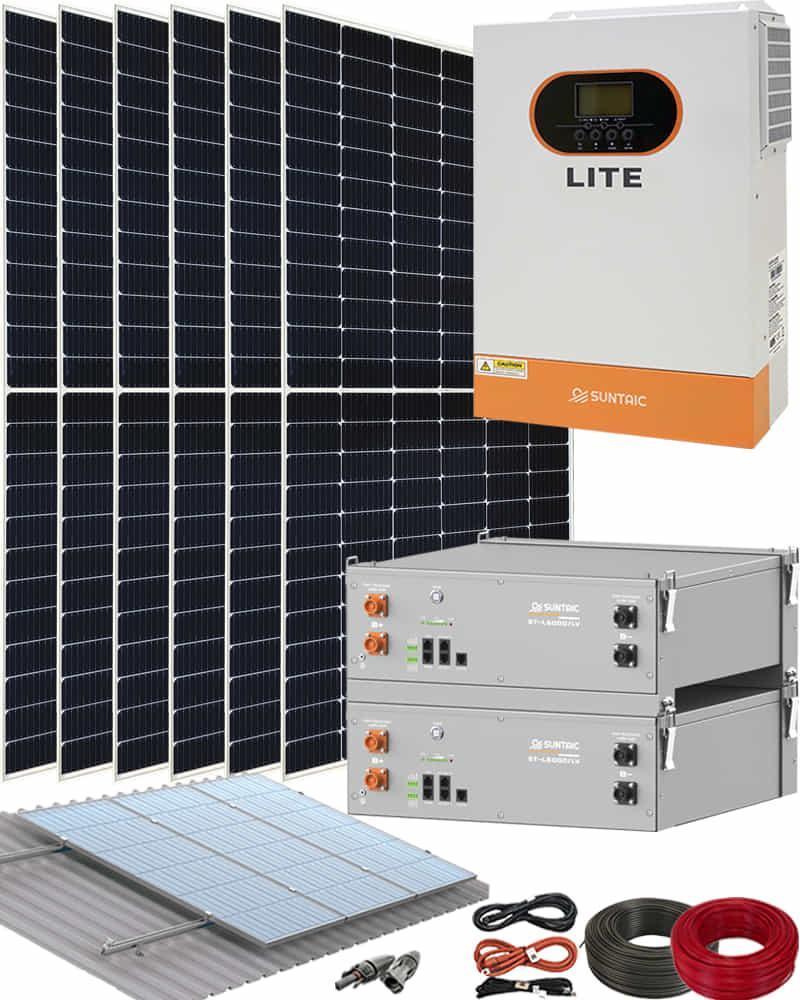 Comprar Kit Solar Aislada Litio Suntaic 5500W 15kWhdia