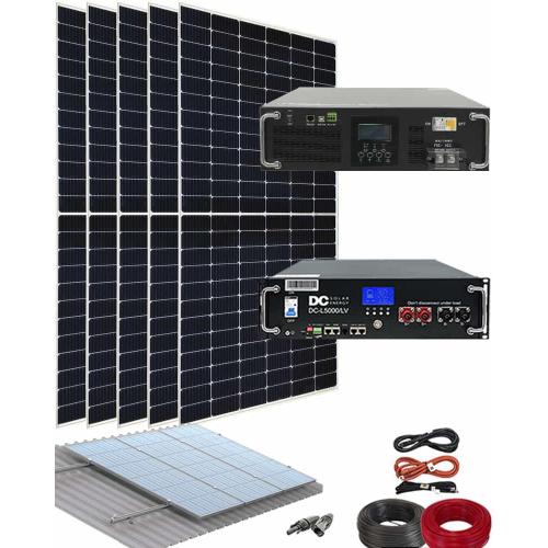 Kit Solar Litio 5500W 48V 4500kWaño | al Mejor Precio