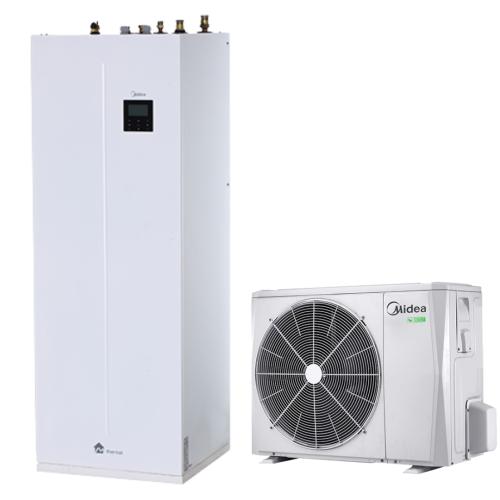 Bomba de Calor Aerotermia Bibloc 8kW R32 Diseño Integrado 240L Midea M ...