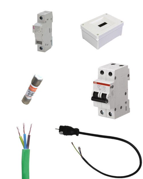 Kit Material Eléctrico 3000W Para Brackets | al Mejor Precio