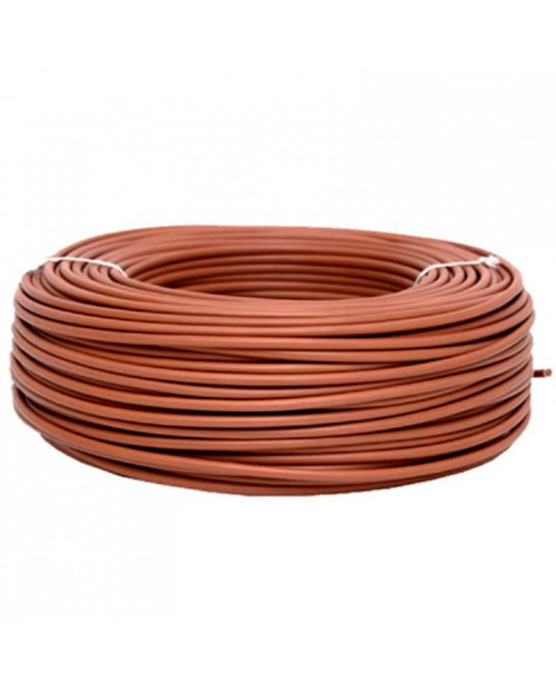 Rollo Cable Unifilar 6mm2 H07Z1-K (AS) 100m Marrón | al Mejor Precio