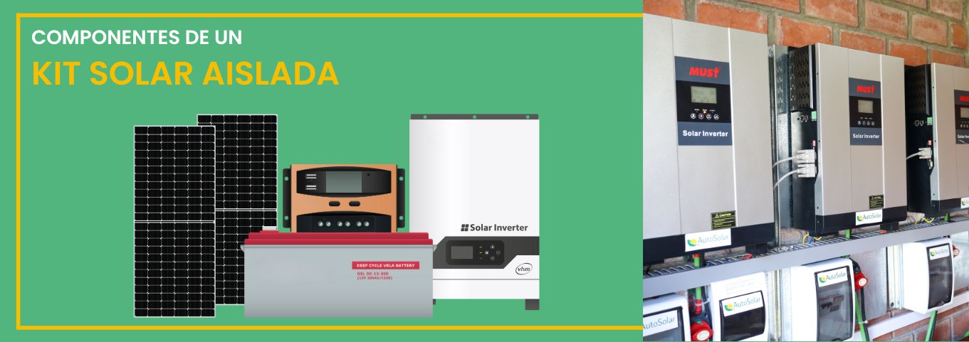 Kits solares fotovoltaicos de aislada