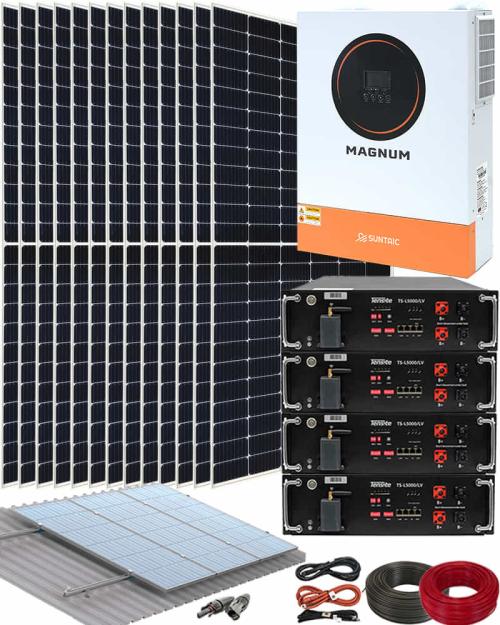Kit Solar Aislada 11kW con 20kwh Litio y 45kwhdia | al mejor precio