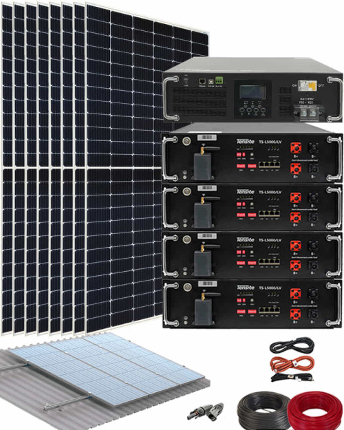Kit Solar Fotovoltaico Residencial 5000W 48V 22400Whdia | al Mejor Precio