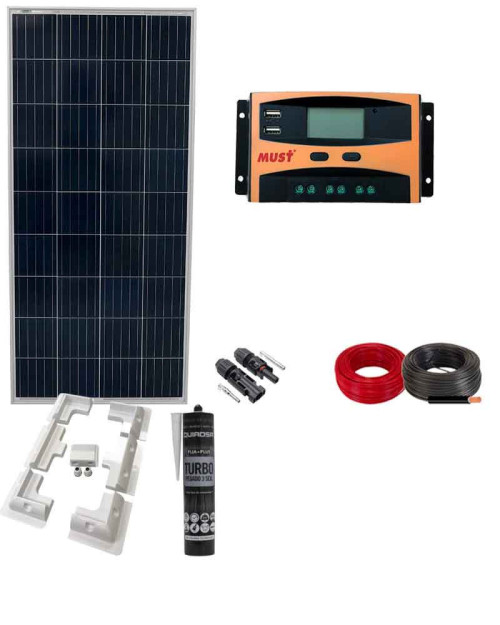 Comprar Kit Placa Solar Furgoneta 160W 12V