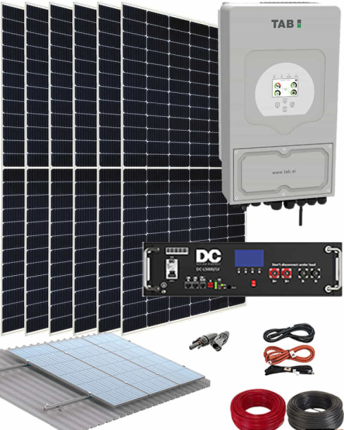 Kit Solar Aislada 3600W 48V con batería de Litio | al mejor precio