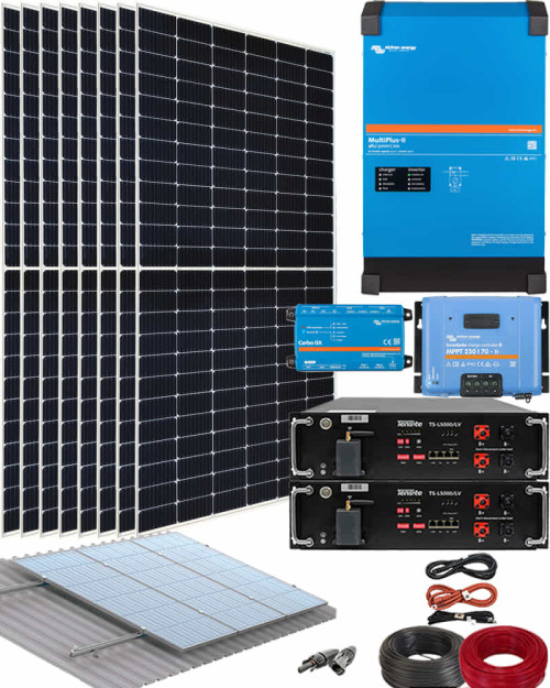 Kit Solar Aislada para Casa de Campo 5000W 48V