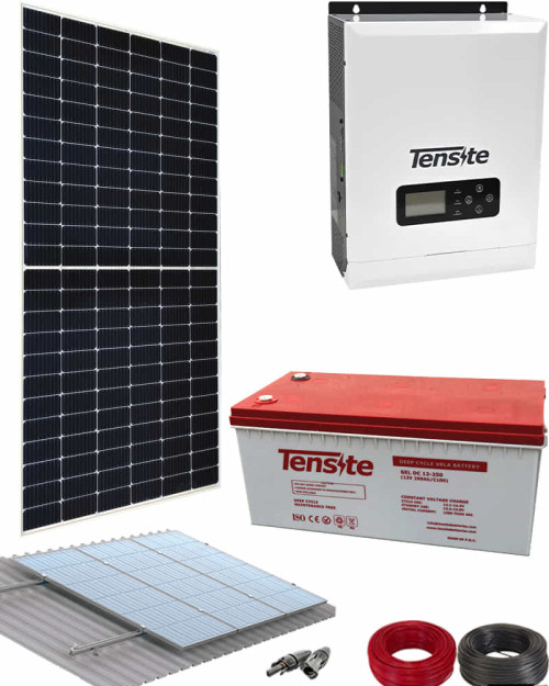 Kit Solar Casa Campo 1000W 12V 2500Whdia | AutoSolar