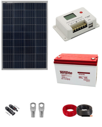 Placa Solar 100W 12V Policristalino SHS | AutoSolar