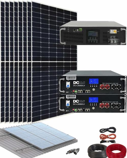 Kit Solar Vivienda Permanente 5000W 48V 19200Whdia | al Mejor Precio