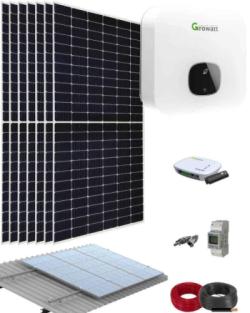 Kit Solar Fotovoltaica 3000W 6388kWhaño Growatt | al Mejor Precio