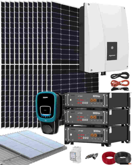 Kit Solar Híbrido Cargador Coche 6000W 30kWhdia Ingeteam | AutoSolar